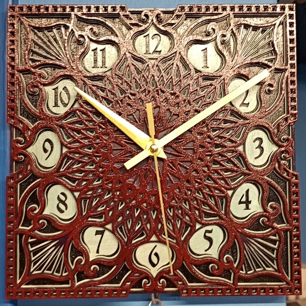 Mandala Clock - Etsy