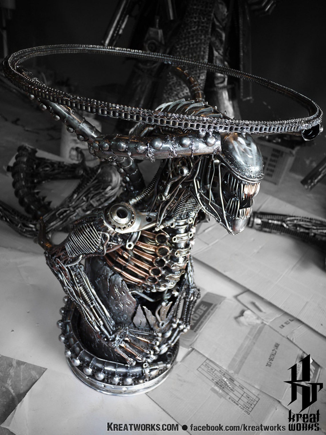 100cm Metal Monster Table ( Include a Glass Tabletop ) - Etsy