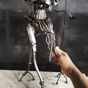 Steampunk Recycled Metal Alien Tripod - Etsy