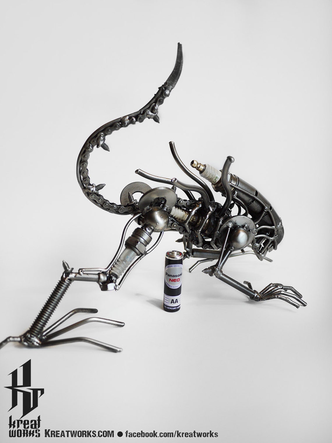 Mini Metal Monster : Crouching (small Item) - Etsy