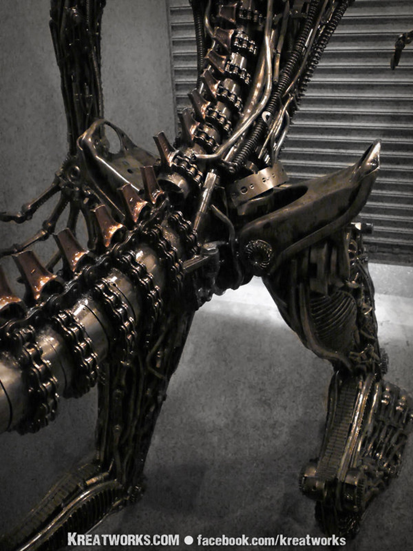 Steampunk the Life Size Metal Monster made-to-order | Etsy