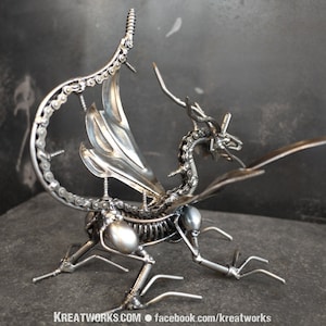 Mini Metal Little Dragon (small Item) - Etsy