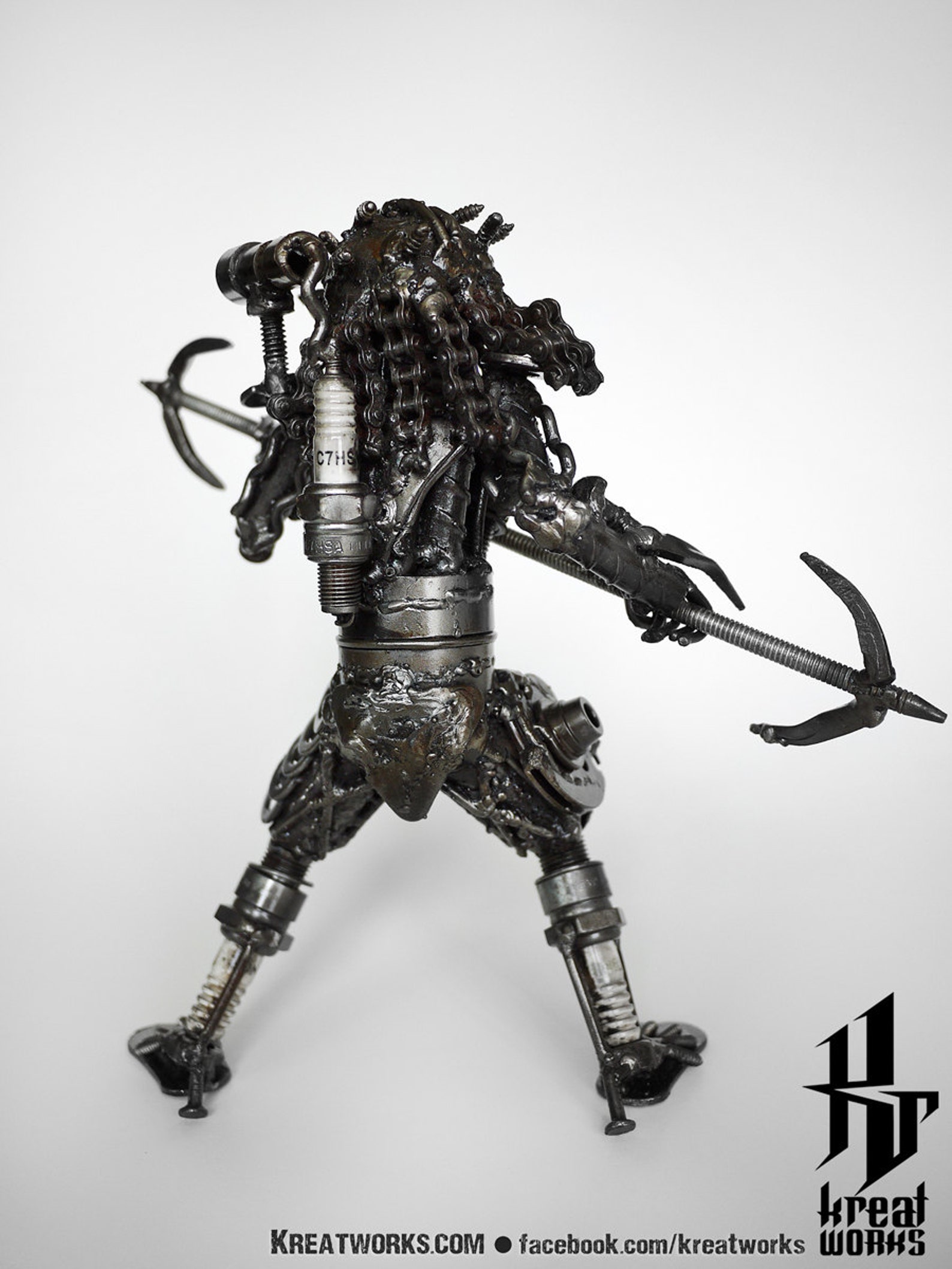 Mini Metal Hunter : 2hand Spear small Item | Etsy