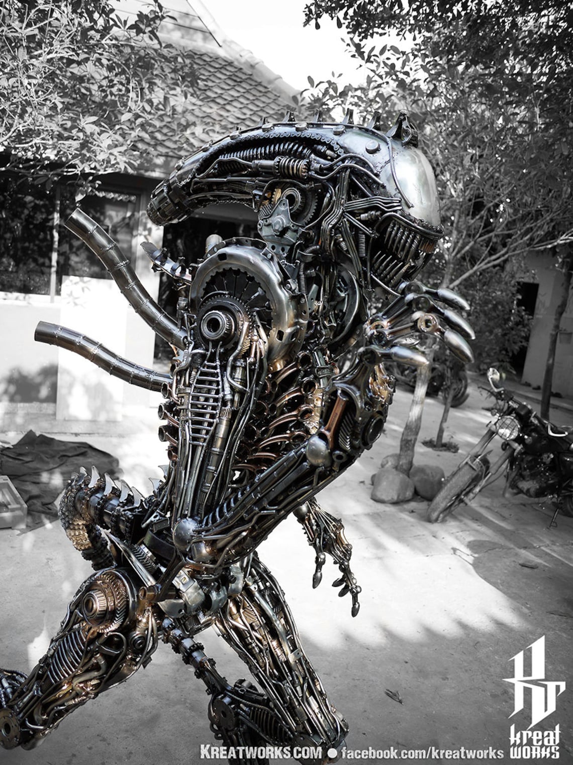 Recycle Metal Monster : 2 M Height ( Made-to-order ) - Etsy