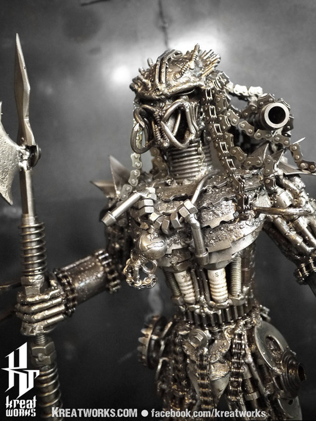 Metal Standing Hunter : Pike (medium Item) - Etsy