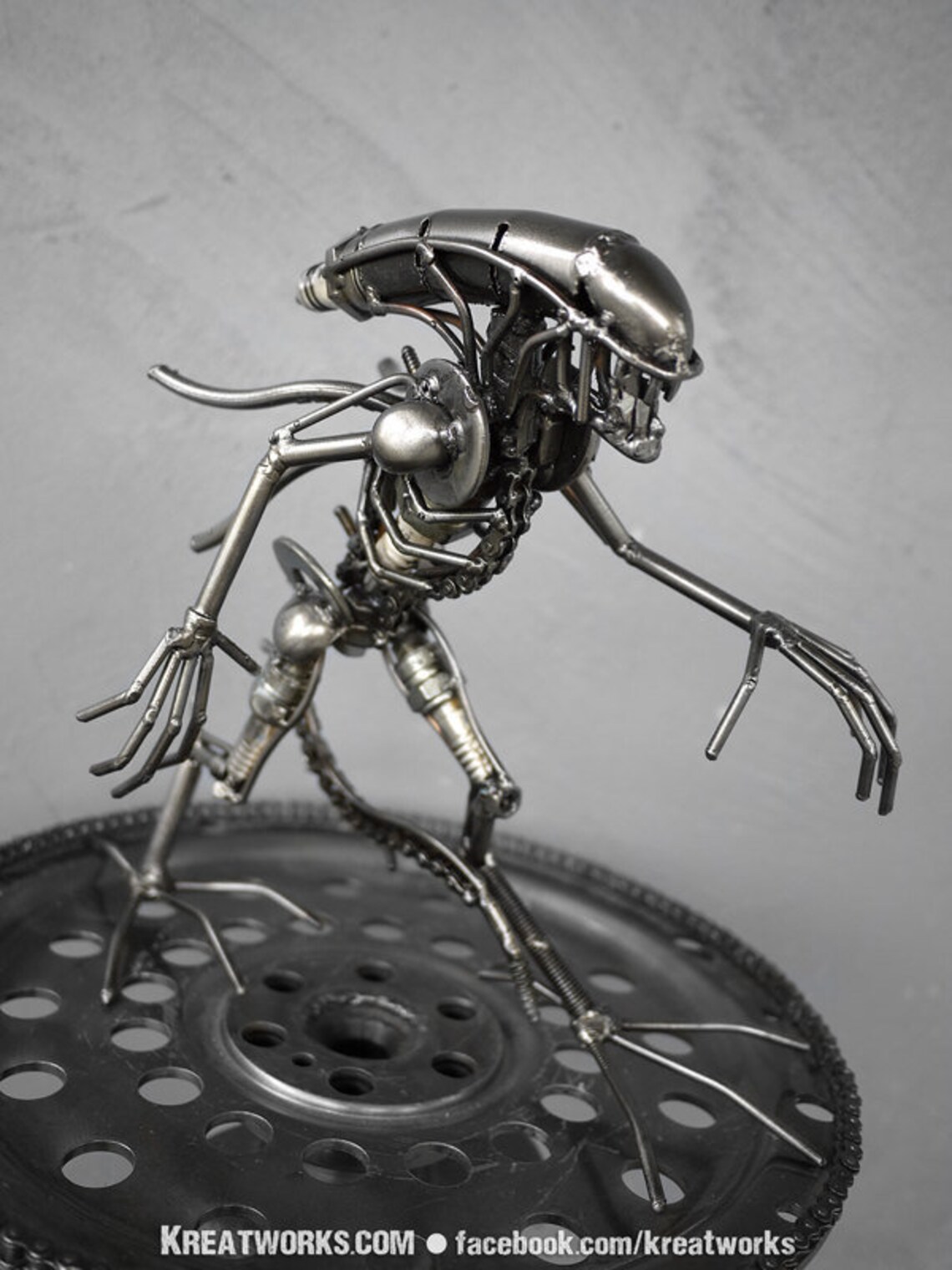 Mini Metal Monster : Tail Down (small Item) - Etsy