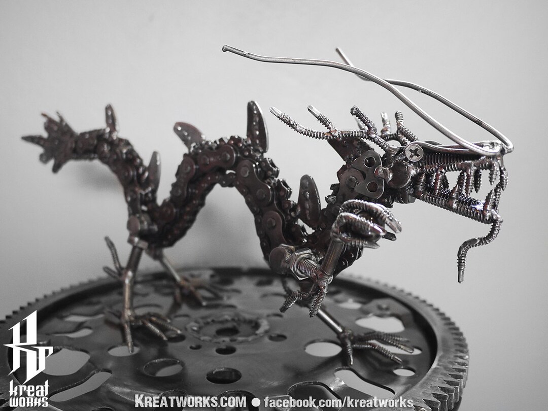 Metal Asian Dragon (small Item) / Sustainable - Etsy