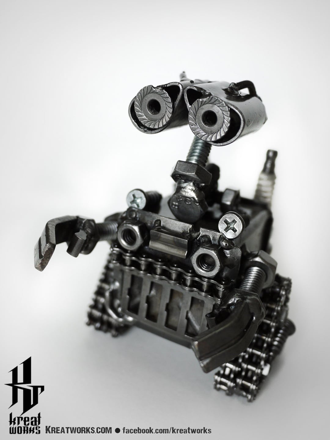 Recycled Metal Little Bot Sculpture by Kreatworks / Recycle Metal ...