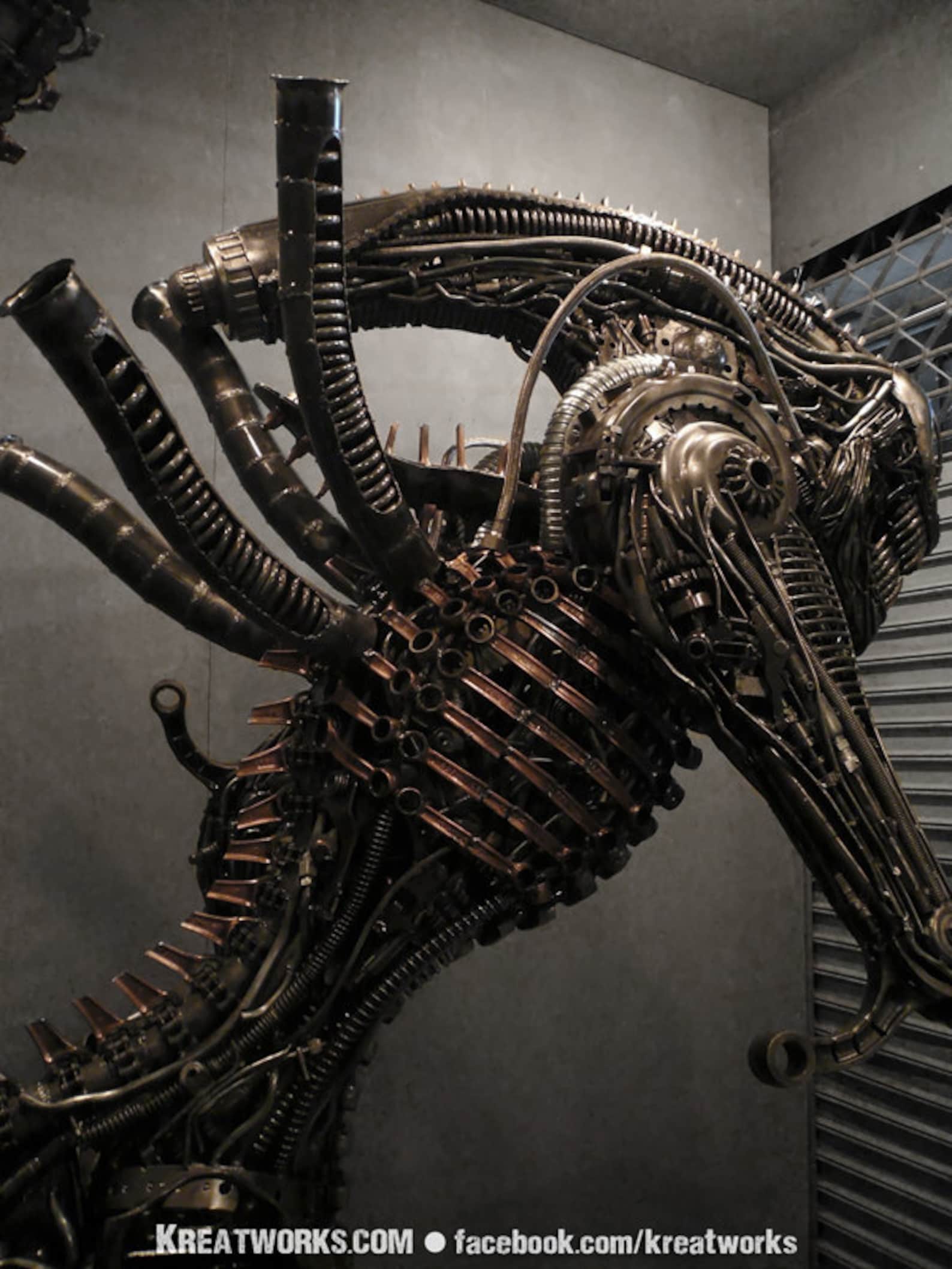 Steampunk the Life Size Metal Monster made-to-order | Etsy