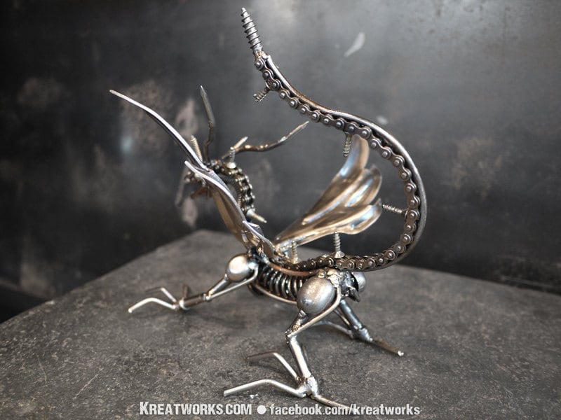Mini Metal Little Dragon small Item - Etsy