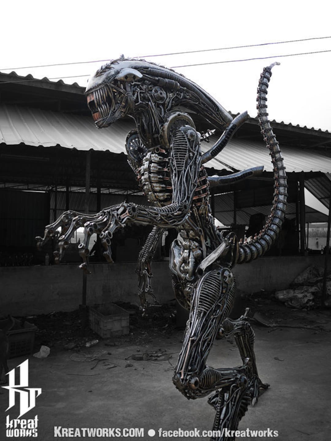 Recycled Metal Horror Monster (made-to-order) / Recycle Metal ...