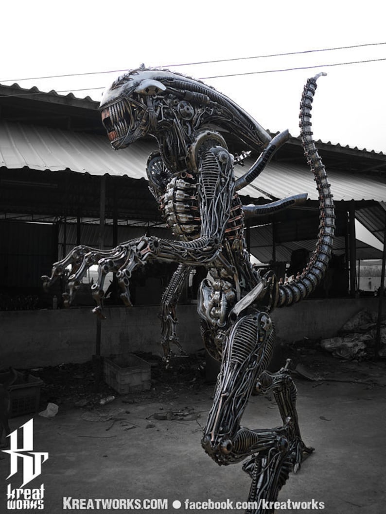 Recycled Metal Horror Monster (made-to-order) / Recycle Metal ...