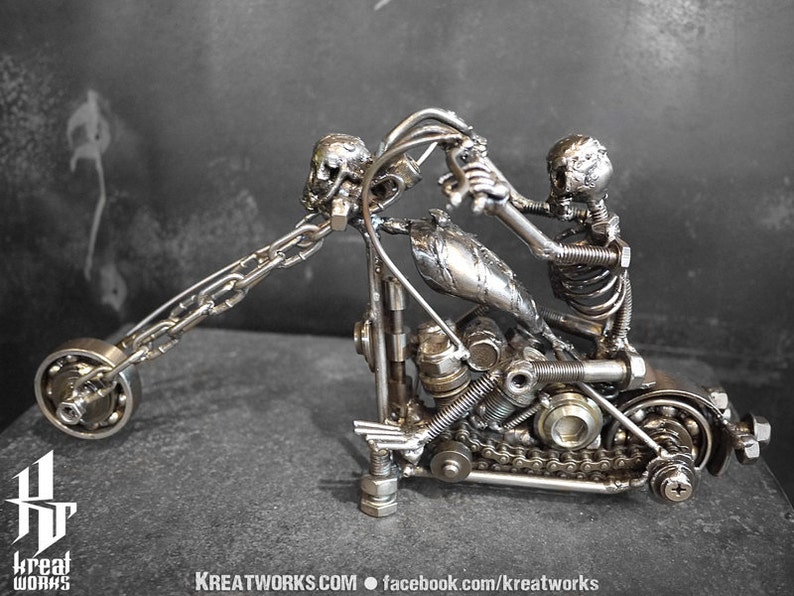 Metal Skeleton Rider small Item - Etsy