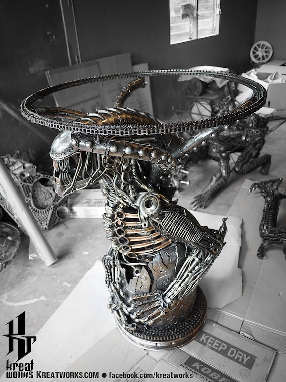 100cm Metal Monster Table Include a Glass Tabletop - Etsy