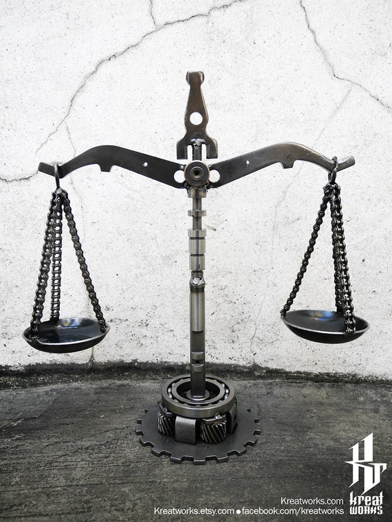 Recycled Metal Libra small item Zodiac / Astrology sign | Etsy