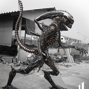 Recycled Metal Horror Monster (made-to-order) / Recycle Metal ...