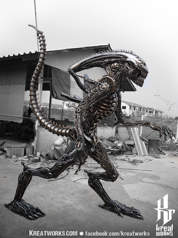 Recycled Metal Horror Monster (made-to-order) / Recycle Metal ...
