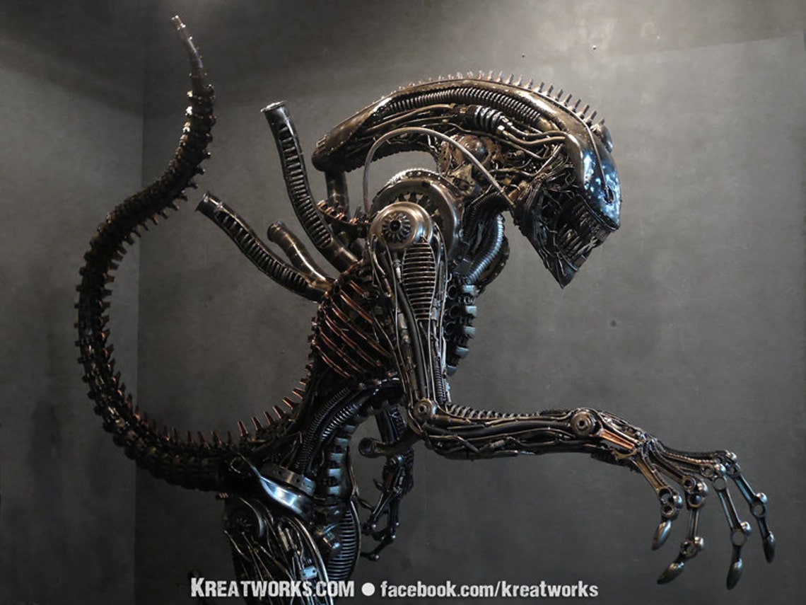 Steampunk the Life Size Metal Monster made-to-order | Etsy