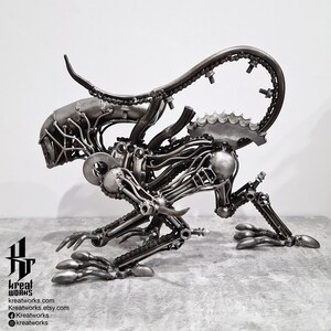 Recycle Metal Onslaught Monster --- Xenomorph / Metal Sculpture / Scrap ...