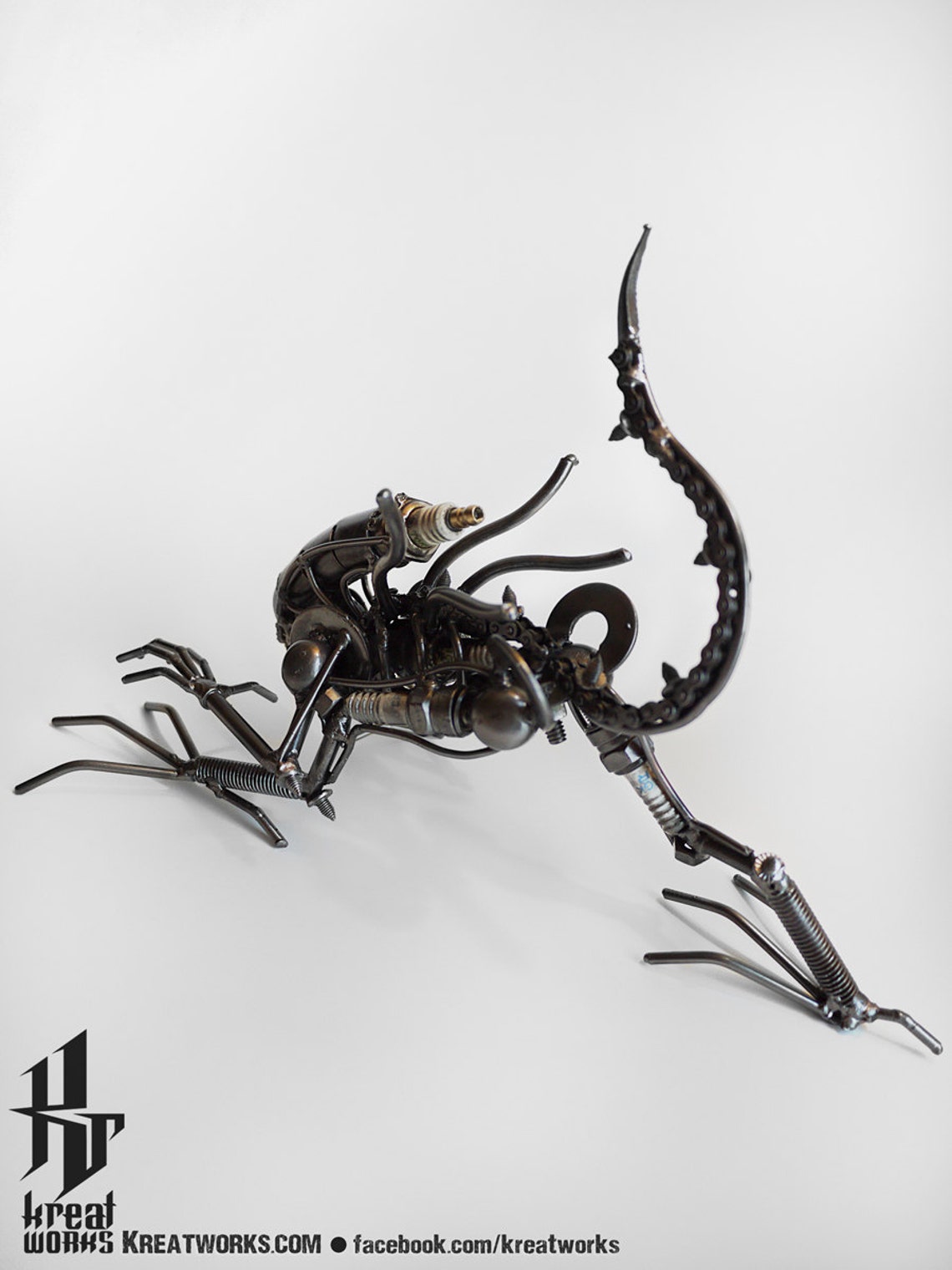 Mini Metal Monster : Crouching (small Item) - Etsy