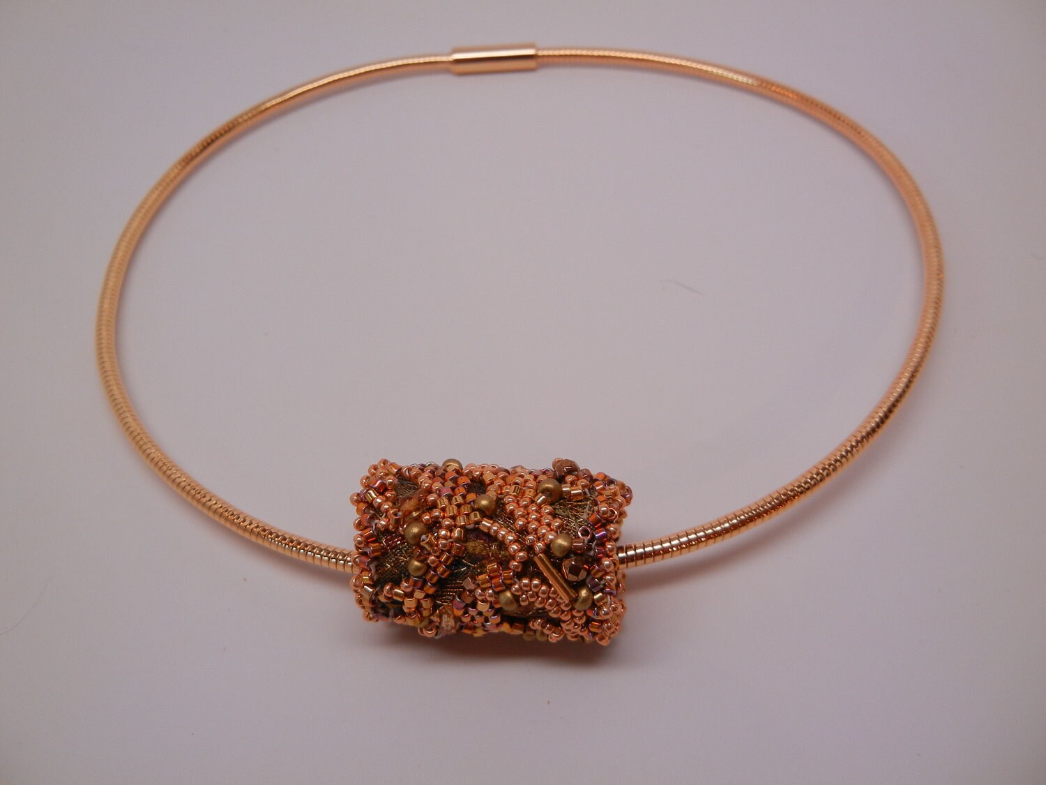 Gold Freeform Peyote Stitch Beaded Bauble - Etsy