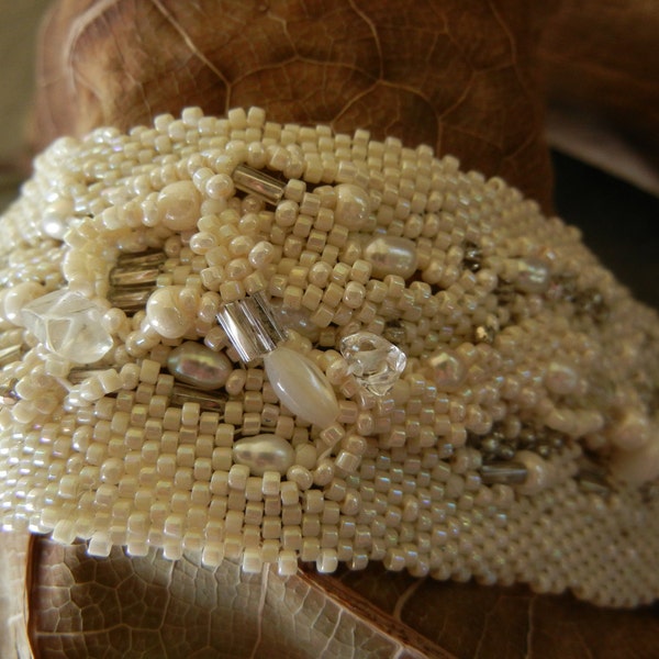 Freeform Peyote Bracelet - Etsy