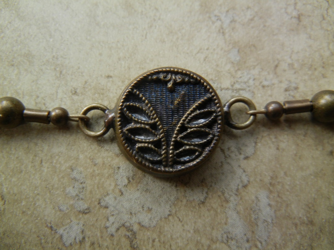Antique Button Bracelet - Etsy