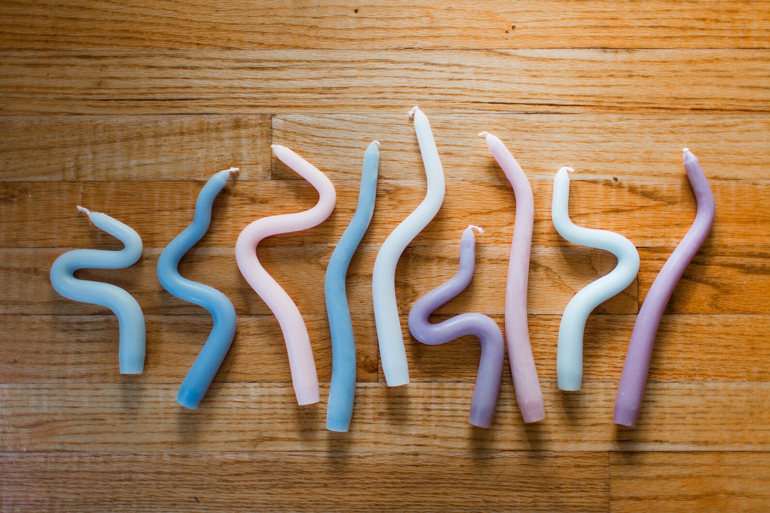 Squiggly Candles! - Etsy