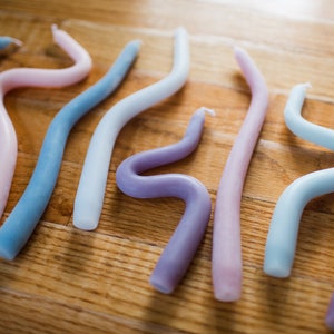 Squiggly Candles! - Etsy