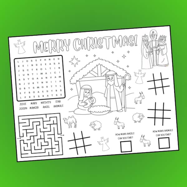 Nativity Puzzle - Etsy