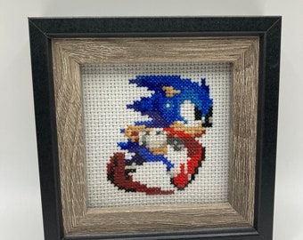 Sonic Hedgehog Cross Stitch - Etsy