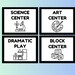 12 Black & White Center Signs for Preschool - Childcare Center ...