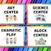 12 Colorful Center Signs for Preschool - Childcare Center - Daycare ...