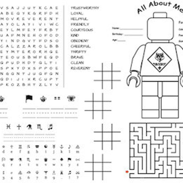 Cub Scout Printables - Etsy