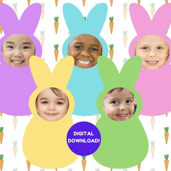 Peeps Cut Out Template - Etsy