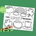 Printable St. Patrick’s Day Worksheet – "i Am Lucky Because ...