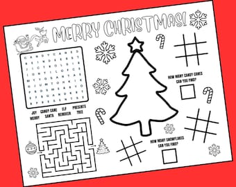 AUSSIE CHRISTMAS Puzzle Placemat, PDF, Crossword Puzzles, Activity ...
