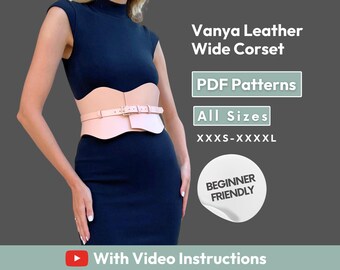 Wide Belt Pattern PDF | Women Sewing Pattern | Women Dress Accessories ...