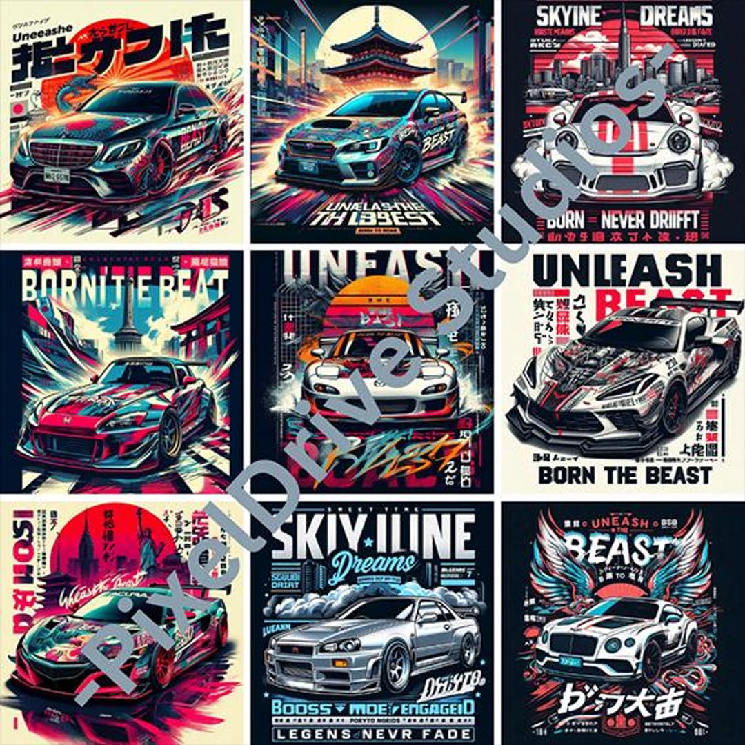 55 JDM Car Design PNG Images, Streetwear Clothes Designs, Premium Car ...
