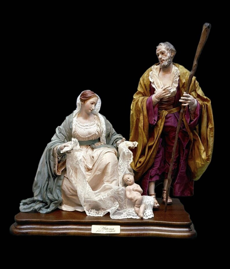 Neapolitan Nativity Set 18th Century Style - 30 Cm Handmade Italian ...