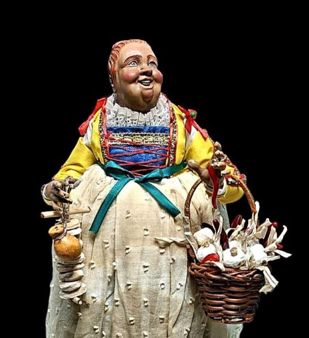 The Bella 'mbriana Neapolitan Shepherd Lucky Figurine of the House, in ...