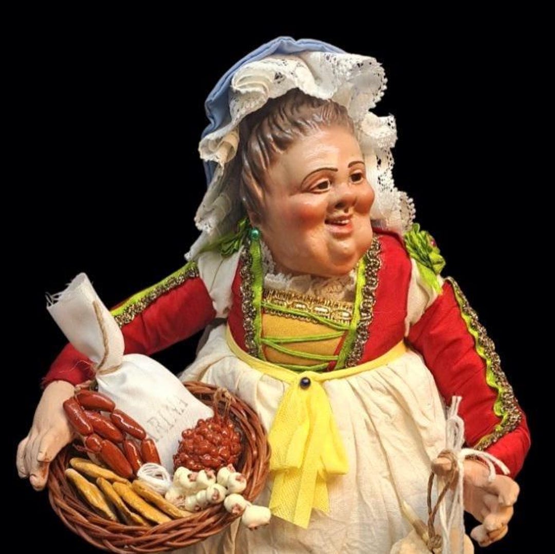 The Bella 'mbriana Neapolitan Shepherd Lucky Figurine of the House, in ...