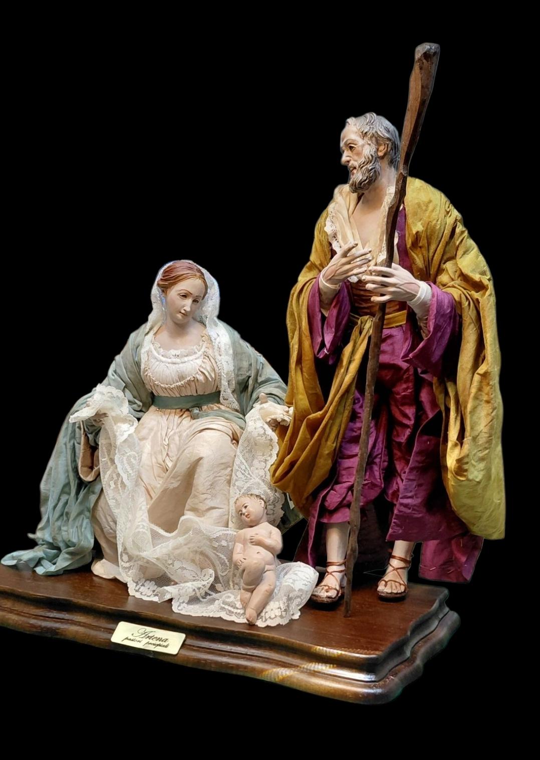 Neapolitan Nativity Set 18th Century Style - 30 Cm Handmade Italian ...