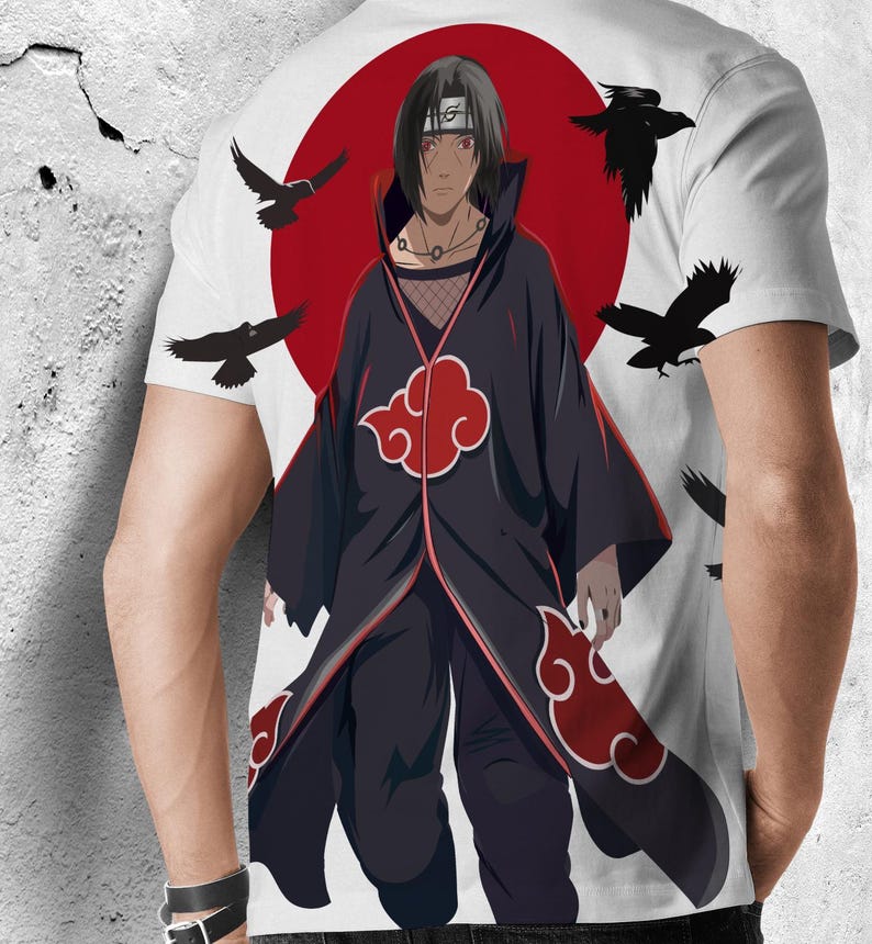 Itachi Uchiha SVG Digital Illustration – Naruto Akatsuki Vector Art ...