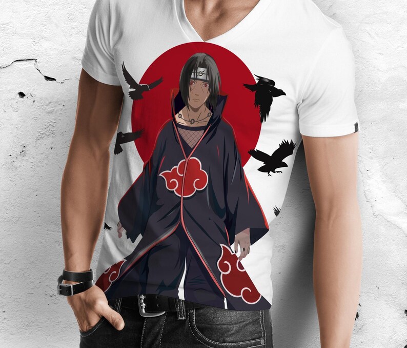 Itachi Uchiha SVG Digital Illustration – Naruto Akatsuki Vector Art ...