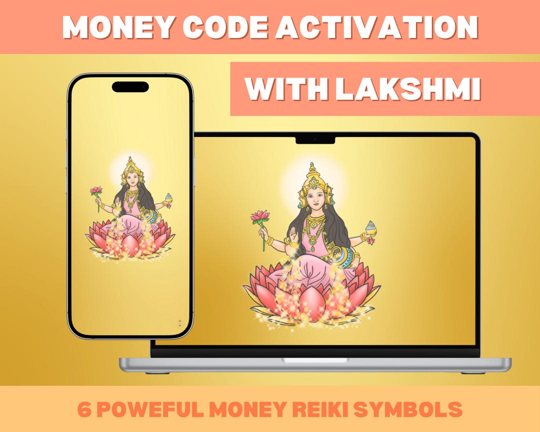 Goddess Lakshmi Money Code Activation Money Healing Reiki Abundance ...