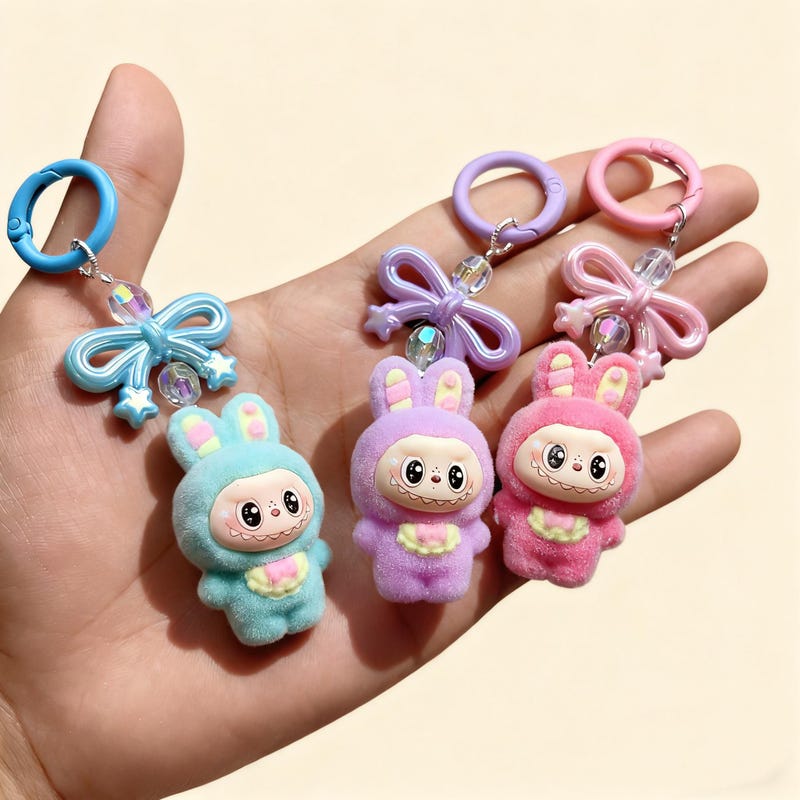 Labubu Key Ring - Etsy UK