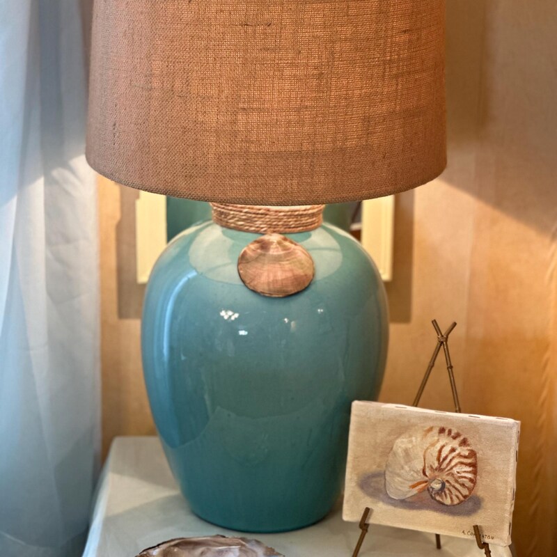 Blue Table Lamp - Etsy