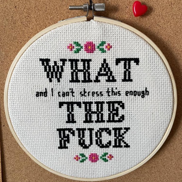 Profane Cross Stitch - Etsy