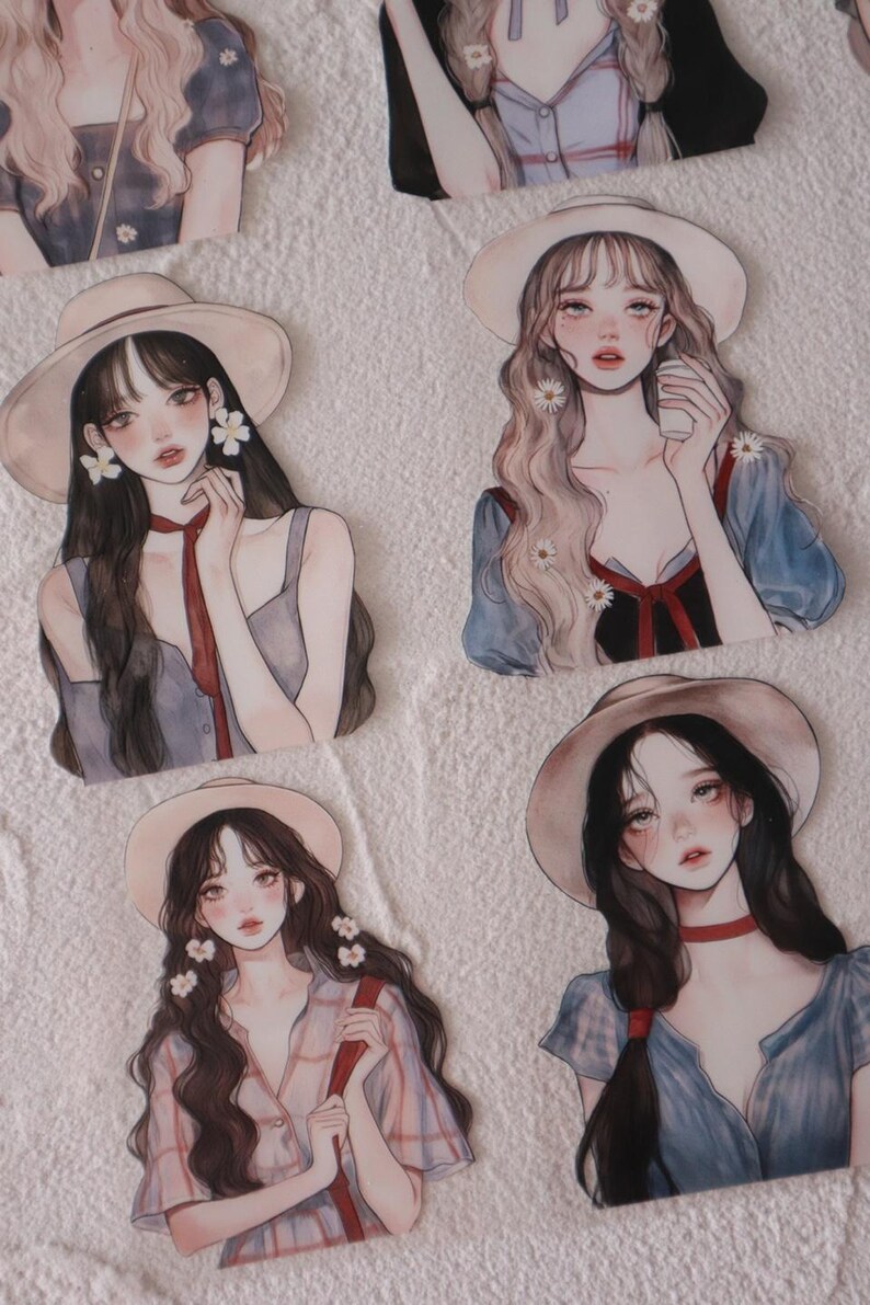 OURTIME) 田舎娘ペットテープ - 3D光沢プリント 200 cm(100 cm x 2カット) - Etsy 日本